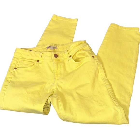 CAbi | Jeans | Cabi Jeans Womens 4 Yellow Jeans Denim Mid Rise Jeans 76 ...